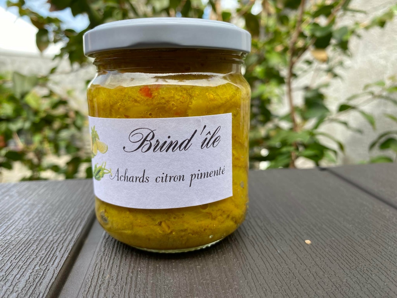 Achard citron pimentée ” Brind’île ” 190g | Amapeï Ti'Légumes Bio